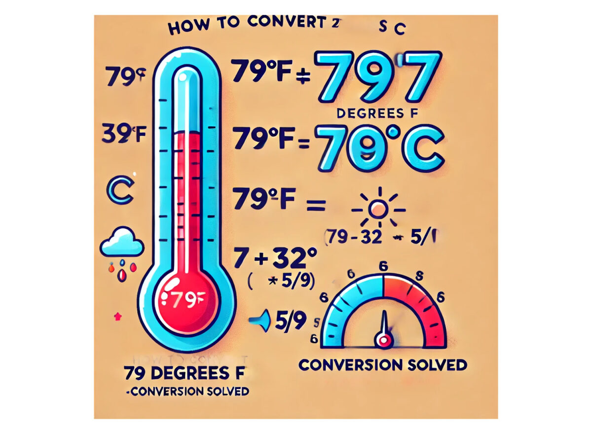 79 Degrees F to C: The Simplest Way to Convert Temperatures