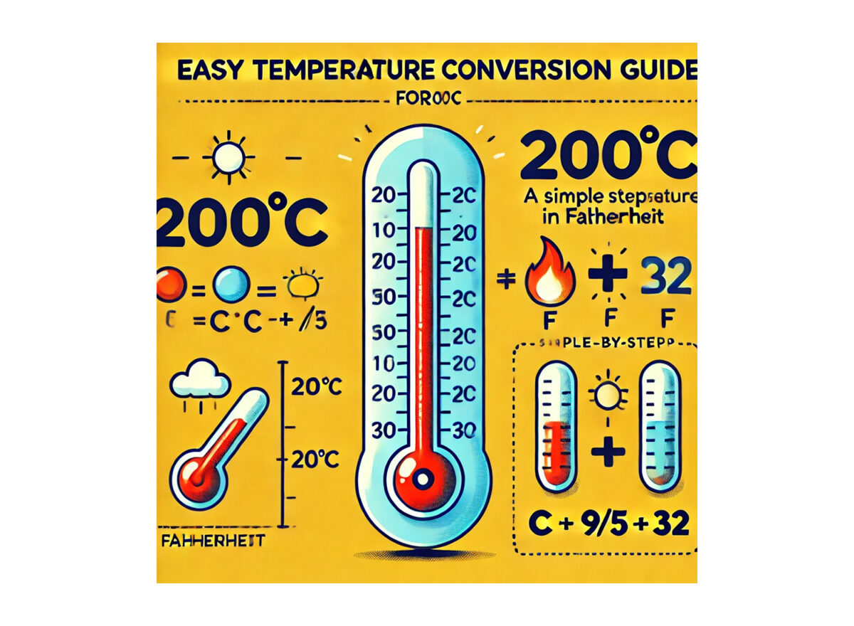 200C to Fahrenheit: Temperature Conversion Guide