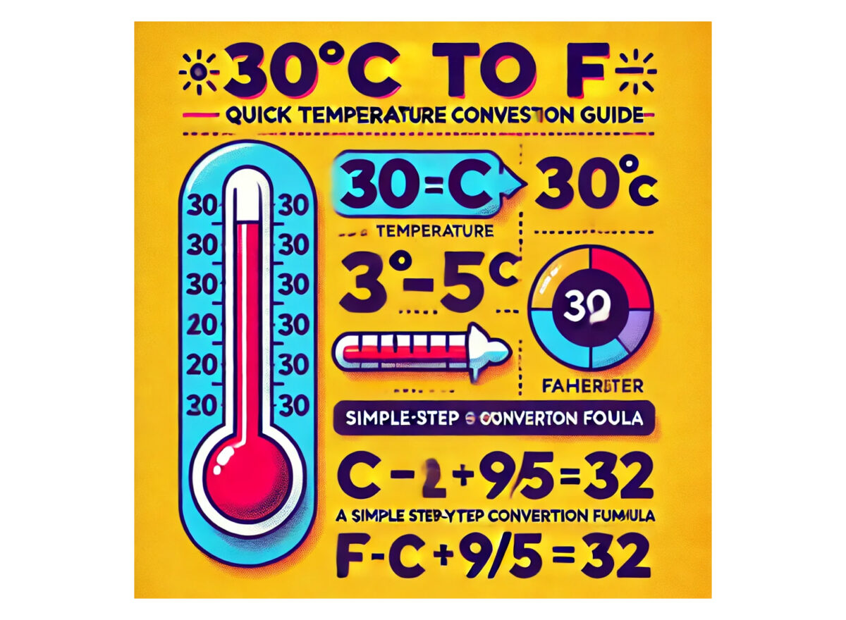 30 C to F: Quick Temperature Conversion Guide