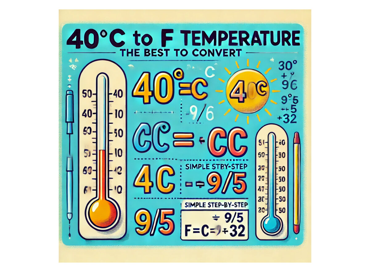 40 C to F Temperature: Best Way to Convert [Easily Solved]
