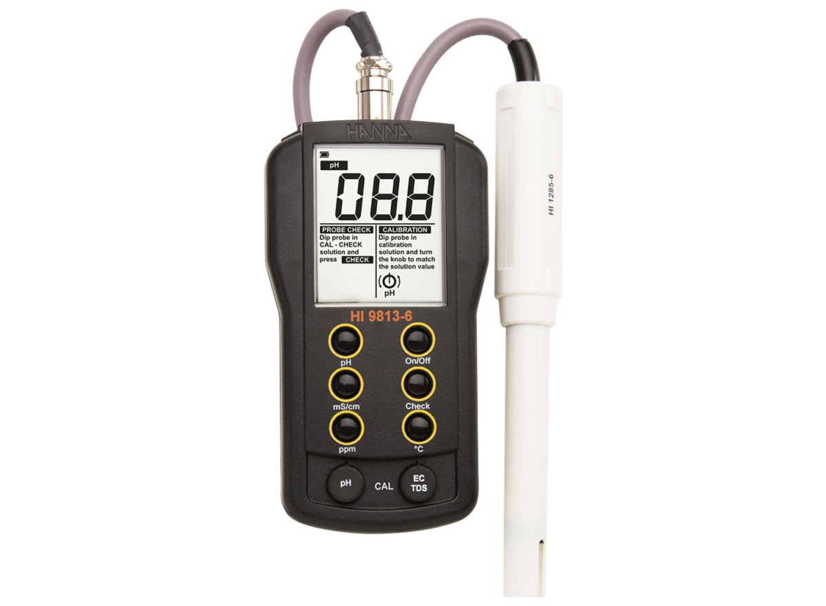 HI9813-6 Hanna pH/EC/TDS/Temperature Meter