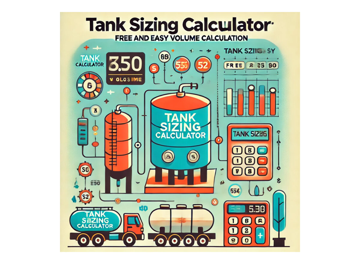 Tank Sizing Calculator: Free and Easy Volume Calculation