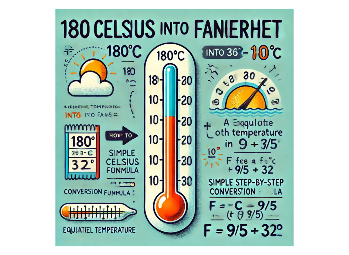 180 Celsius into Fahrenheit: Conversion Guide [Easily Solved]